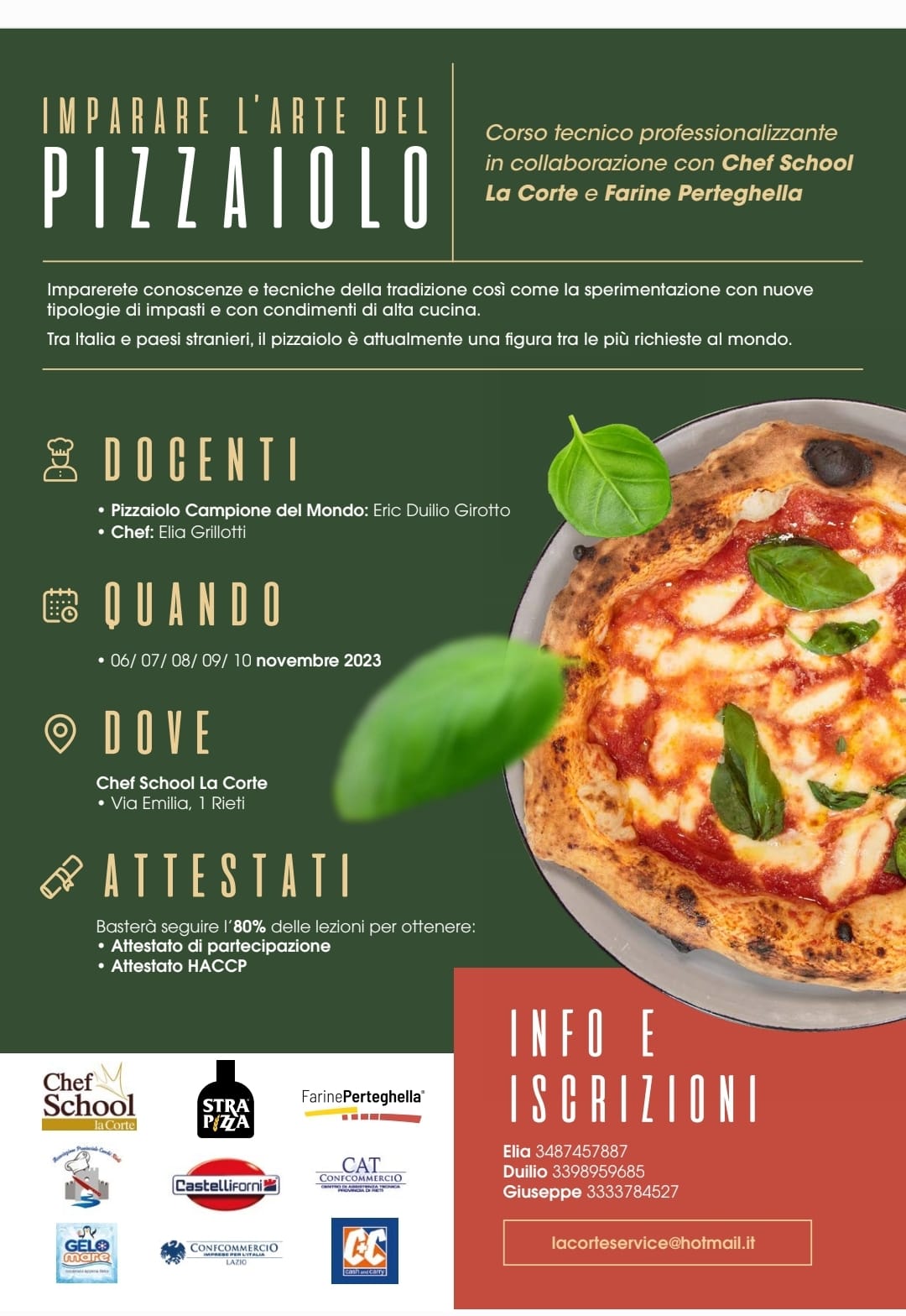 Corso Tecnico Professionalizzante "Imparare L'Arte del Pizzaiolo ...